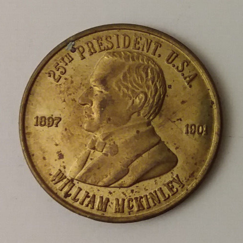 William McKinley 25th President Coin Medal Token 28mm | eBay