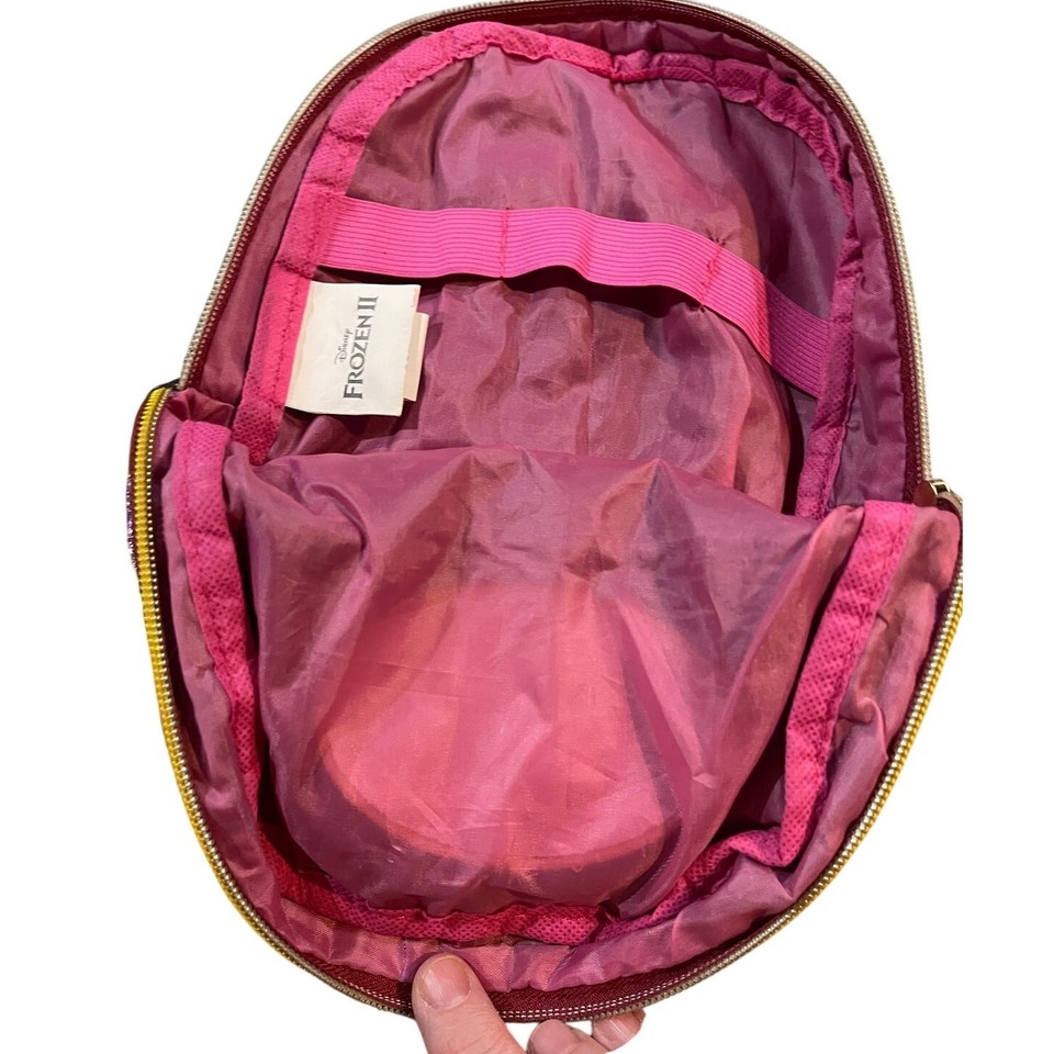Disney II Frozen Mini Backpack Kids Elsa Anna Multicolor 2 Zippered ...