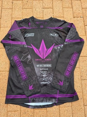 BNKR KINGS We Kill Suckers Purple Paintball Jersey - 2XL - Used | eBay UK