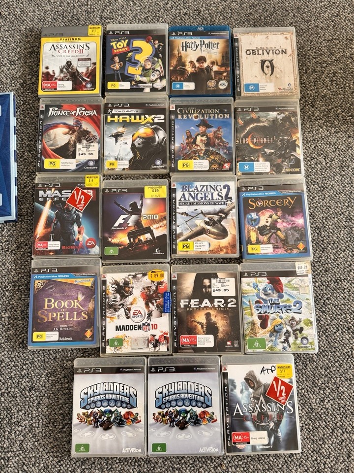 Sony PlayStation 3 PS3 Games Bulk Bundle Lot x19 99 cent auction | eBay ...
