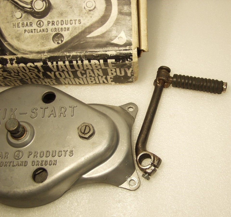 Vintage Hegar 4 Kik Start Rupp Speedway Fox Minibike Kick Starter | eBay