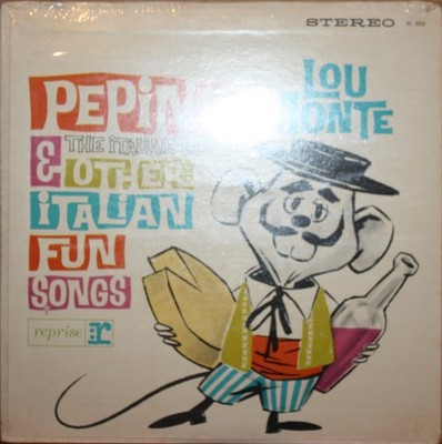 LOU MONTE *Pepino & Other Italian Fun Songs* NOVELTY JUKE 45 on REPRISE ...