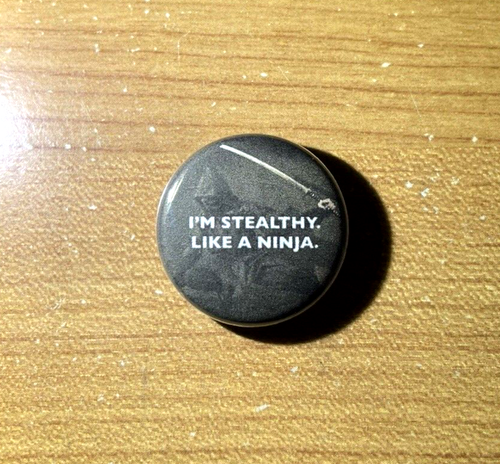 I’m Stealthy Like A Ninja Fridge Magnet Cute Funny Ninja Round Magnet 1 ...
