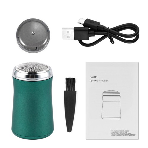 New Men's Electric Travel Shaver Portable Mini Pocket Size Rotary Razor ...