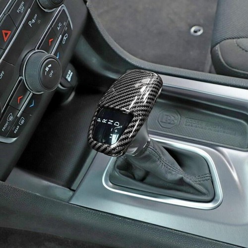 For 2018-2024 Dodge Durango Carbon Fiber Gear Shifter Head Trim Cover ...