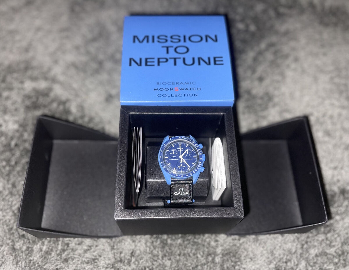 Swatch Mission to Neptune - SO33N100 | eBay Swatch Mission to Neptune - SO33N100 | eBay