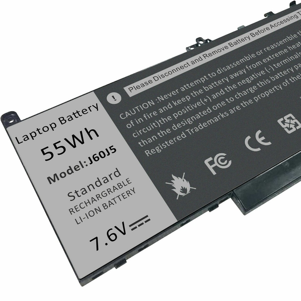 E7470 E7270 Battery for Dell Latitude E7470 E7270 7470 7270 J60J5 7.6V ...