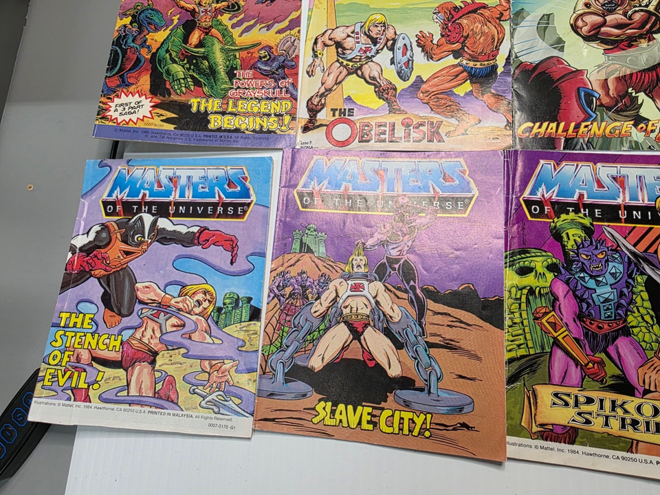 1981-83 MATTEL MASTERS OF THE UNIVERSE HE-MAN MINI COMIC BOOK ...