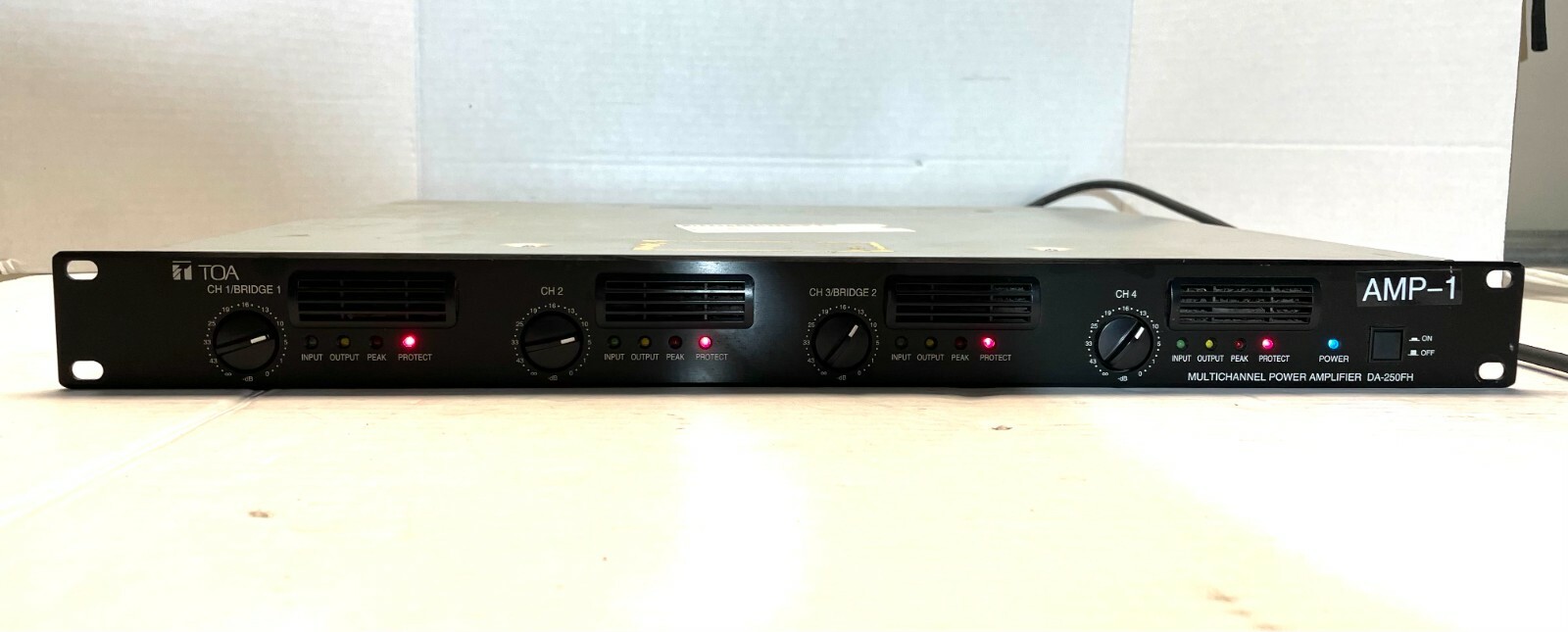 TOA Corporation DA-250FH CU Multichannel Power Amplifier | eBay