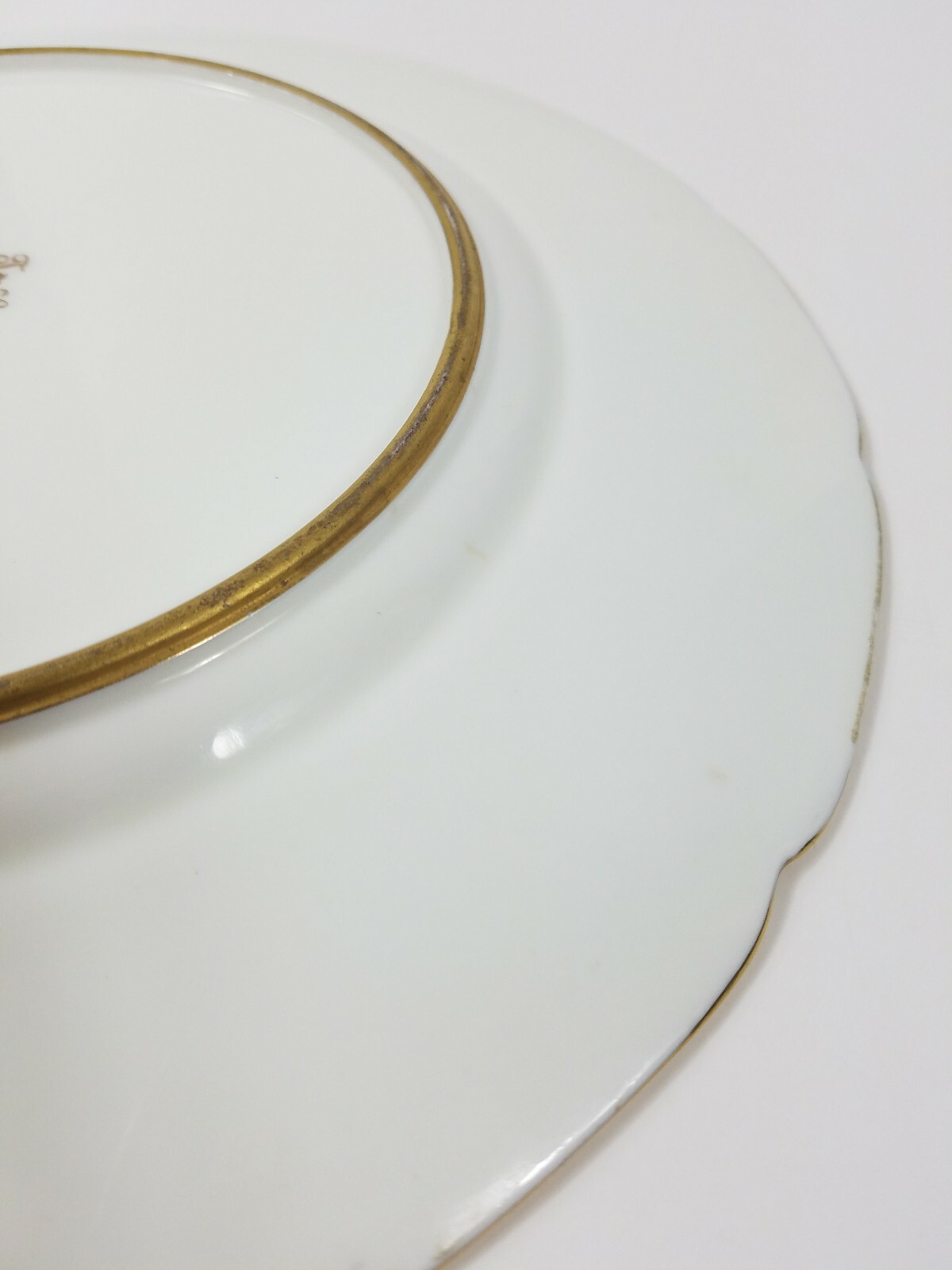 John Wanamaker New York Bone China Cabinet Plate Gold Edge Vintage T ...