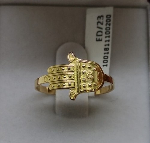 Ring Gold 18k 750 Mls . Hands Of Hamsa Fatima | eBay