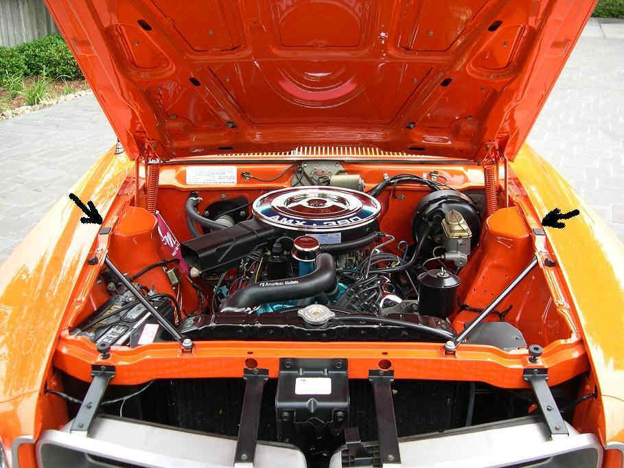 AMC fender hood bumper pars AMX Javelin Ambassador Rebel | eBay