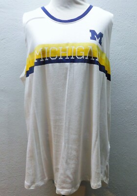 Michigan Wolverines Women's Medium 8/10 Tank Top Shirt, Rivalry Threads ...