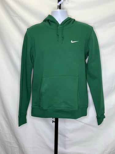 Medium - Nike Men's Solo Swoosh Club Fleece Hoodie Celtic Green 611457 ...