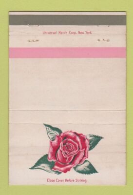Matchbook Cover - Rose WEAR 40 Strike | eBay