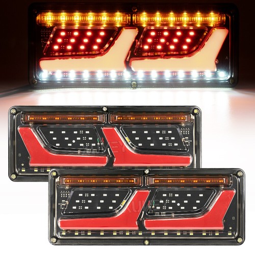 12V LED DYNAMIC TRUCK REAR TAIL LIGHT CARAVAN UTE TRAILER UTE INDICATOR ...