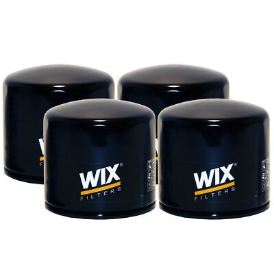 Wix Set of 4 Engine Motor Oil Filters For Chevy Dodge Ford Geo GMC ...