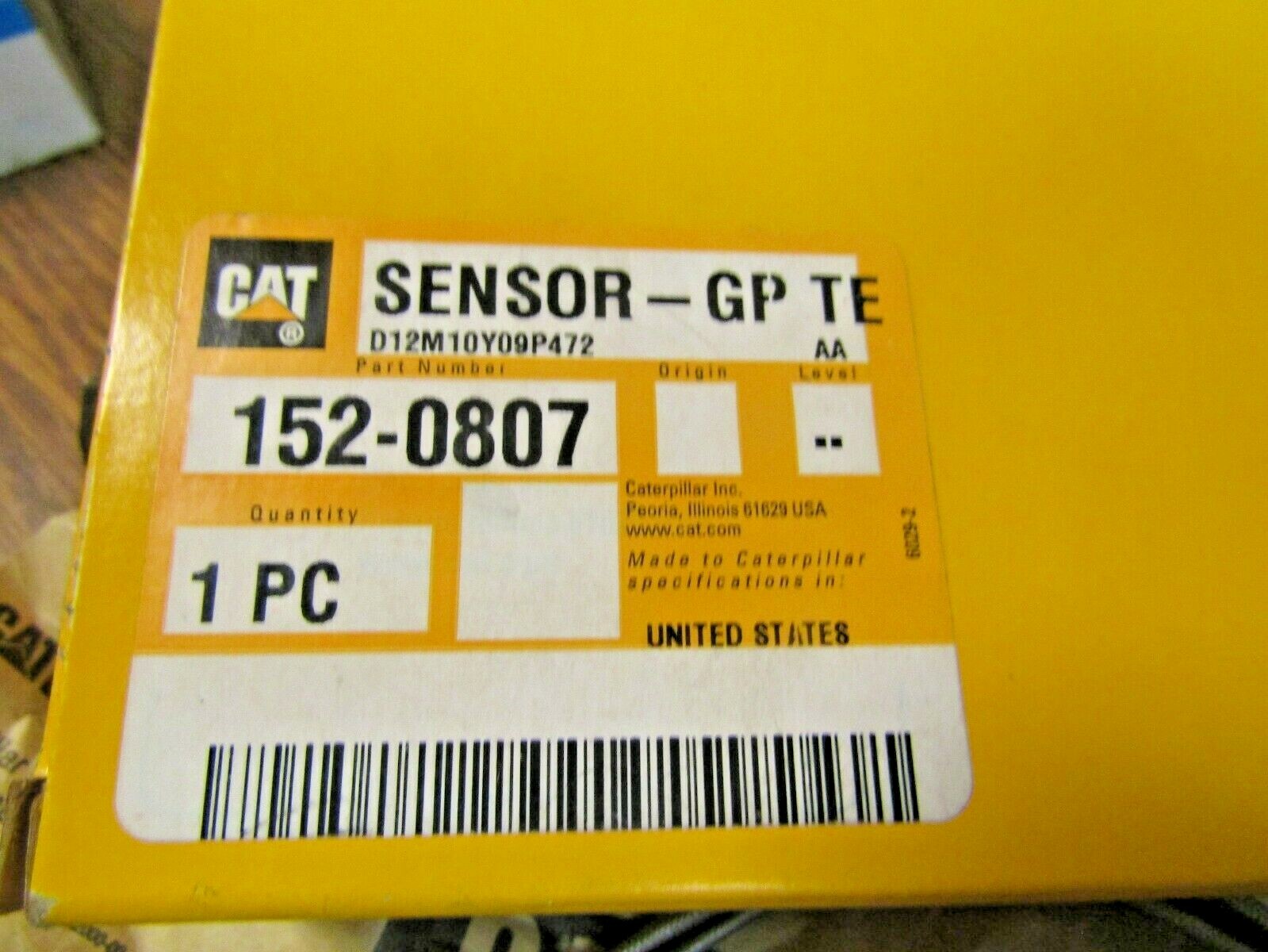 ️NEW CATERPILLAR SENSOR GP-TE 152-0807 | eBay