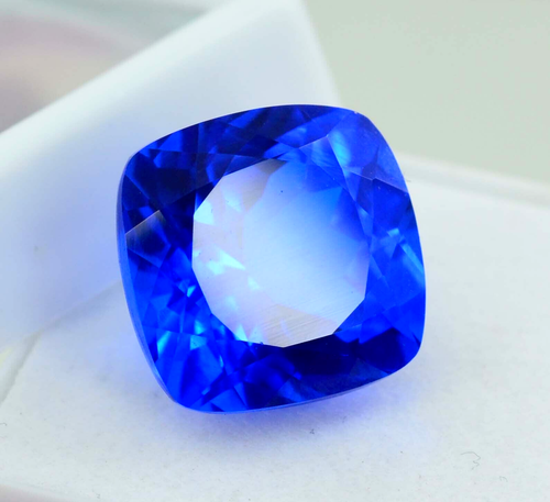 5Ct Certified Natural Rare Lustrous Blue Tanzanite Loose Gemstone 9.5x9 ...