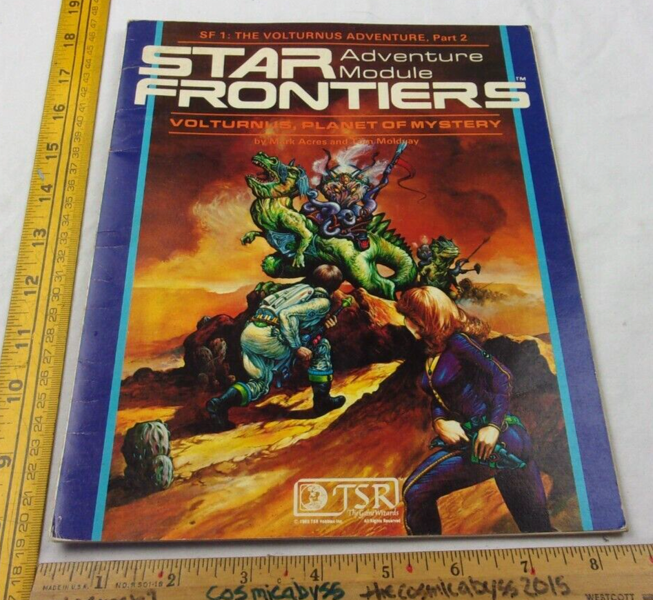 STAR Frontiers Volturnus, Planet of Mystery SF1 TSR 1982 RPG book ...