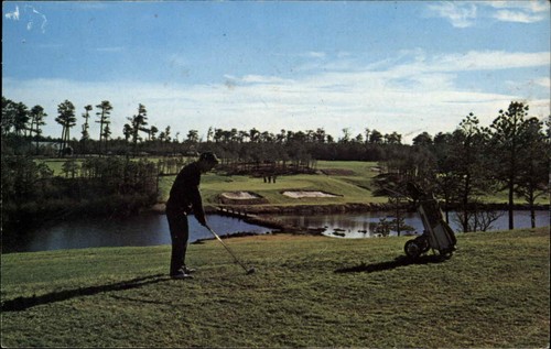 South Yarmouth Massachusetts MA Cape Cod Blue Rock Golf Course Vintage ...