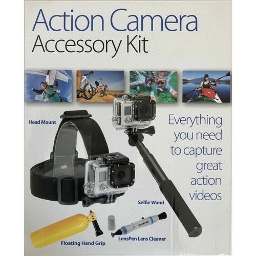 Sunpak ACTION 4-Piece Action Camera Accessory Kit 90729612639 | eBay