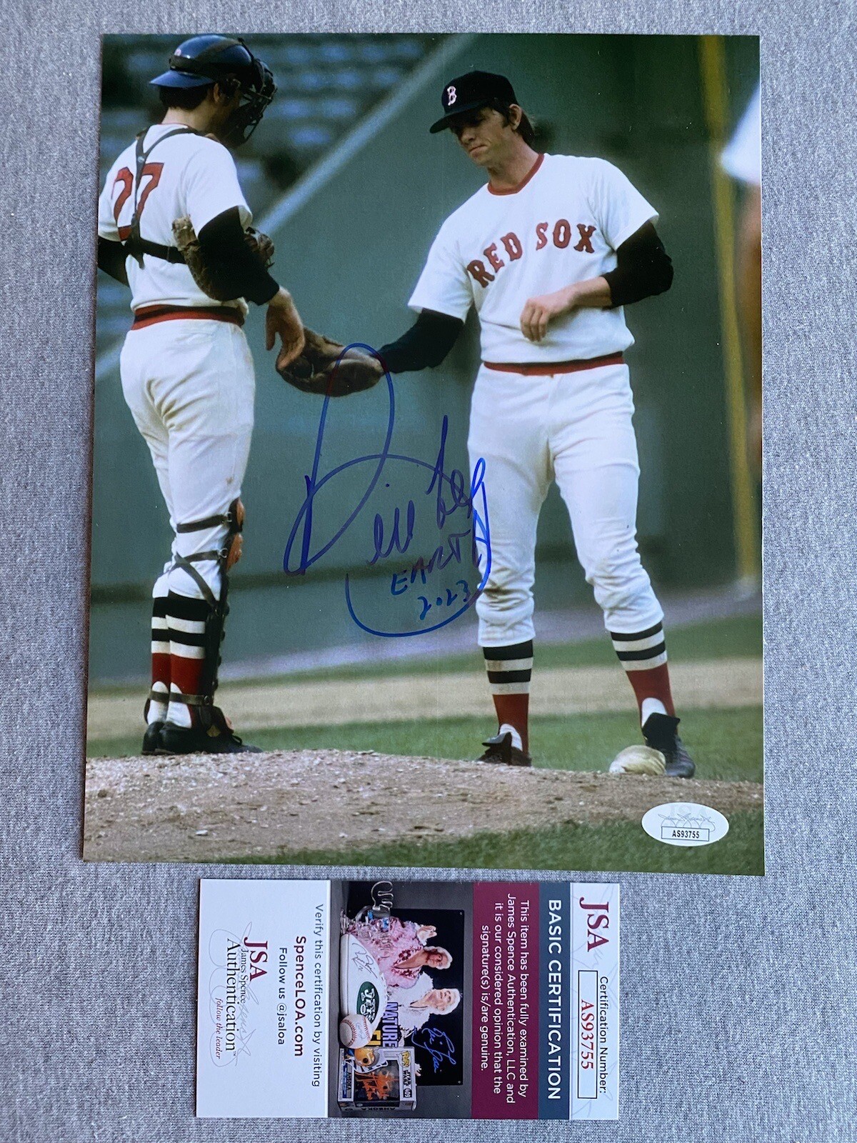 BOSTON RED SOX- BILL "SPACEMAN" LEE AUTOGRAPH 8x10 PHOTO JSA AS93755 | eBay
