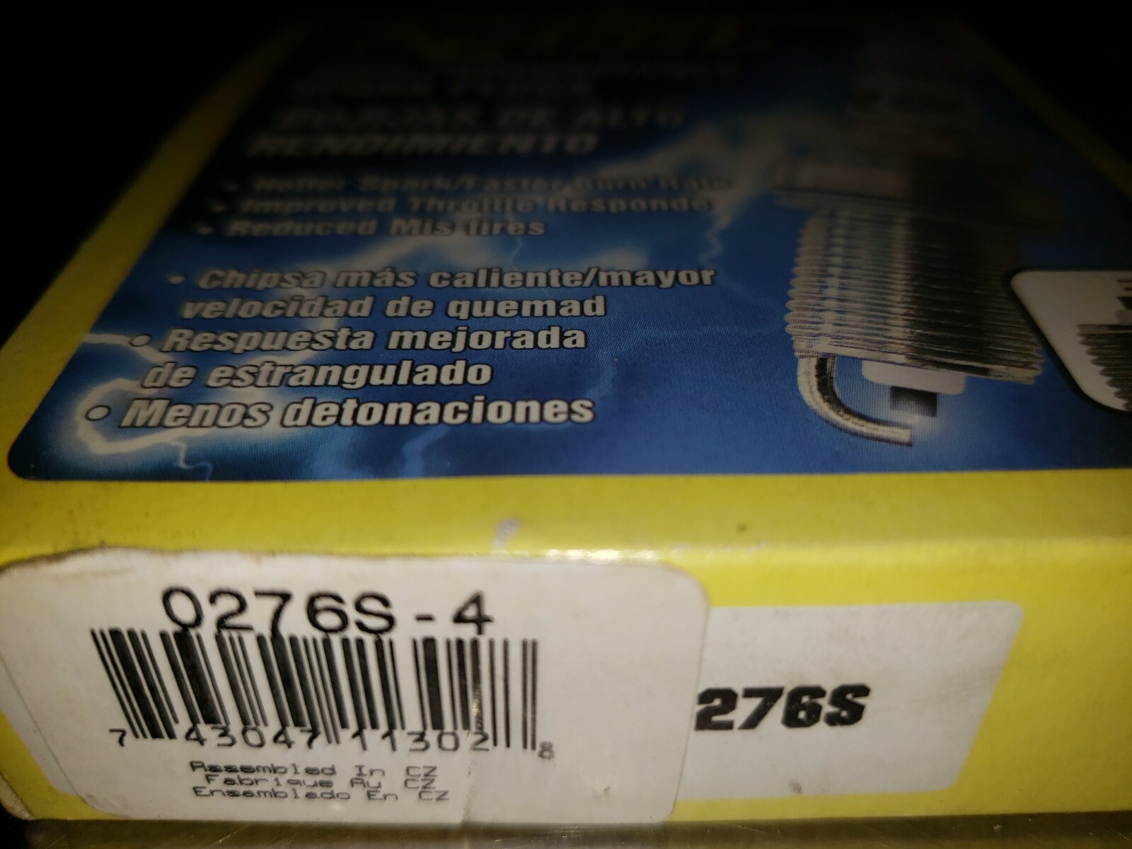 Accel 276S - Alternative spark plugs