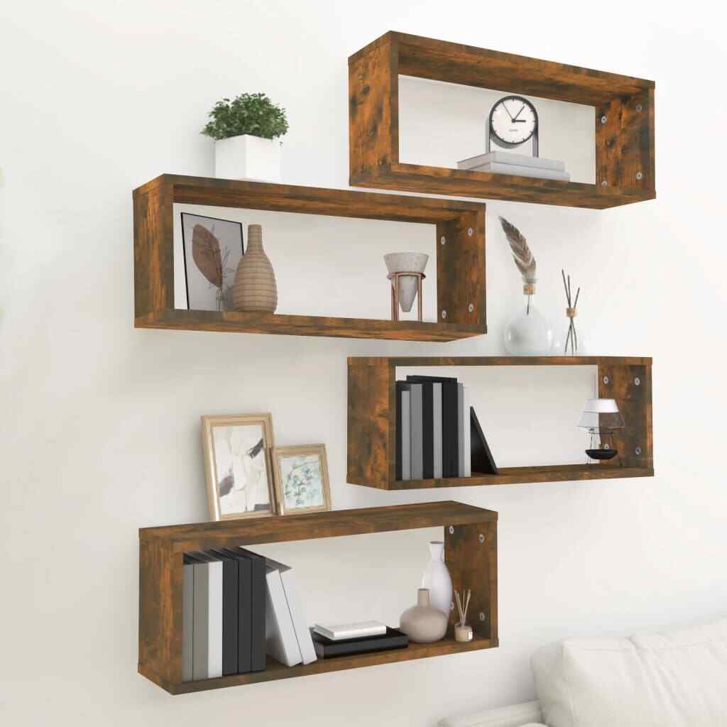 Wall Mounted Cube Shelves Rolanstar Floating Shelves, Wall Mounted