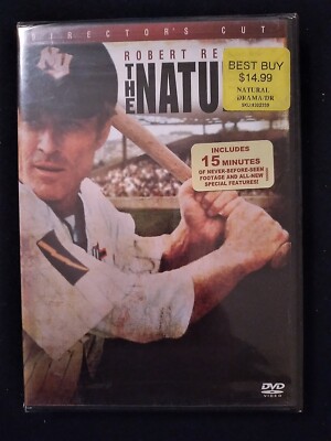 The Natural DVD Robert Redford, Glenn Close (1984) Brand New & Factory ...