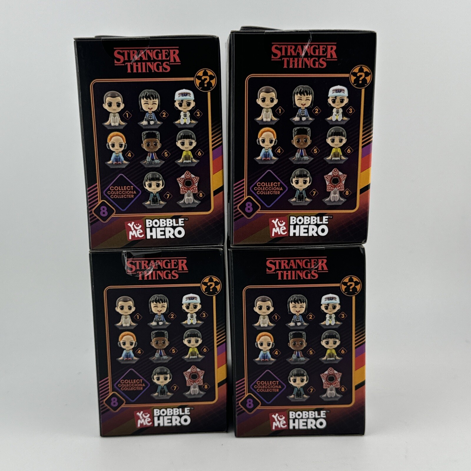 Yume Netflix Stranger Things Bobble Hero Mystery Figure *Lot of 4* NEW ...