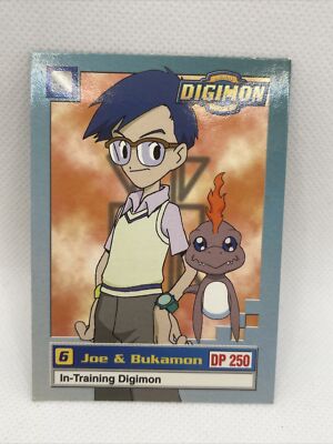 SHIPS SAME DAY Upper Deck Digimon Joe and Bukamon 9/34 Digimon Card ...