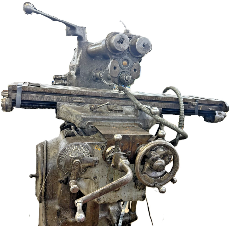 KEARNEY AND TRECKER MILWAUKEE MODEL H HORIZONTAL MILLING MACHINE SERIAL ...