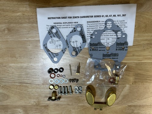 Zenith 267 series carburetor rebuild kit Allis Chalmers Case Ford ...