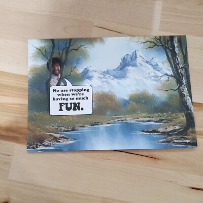 AUTUMN IMAGES - Bob Ross Postcard | eBay