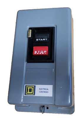 SQUARE D 2510MBG2 SER. A NEMA SIZE M-0 Reversing Starter 600V ...
