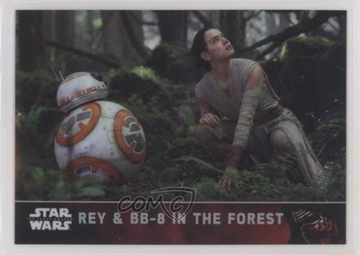 2016 Star Wars: The Force Awakens Chrome Refractor & in Forest Rey BB-8 ...