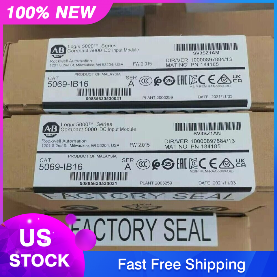 1PCS Allen-Bradley 5069-IB16 Compact 5000 DC Input Module 5069IB16 Fast ...
