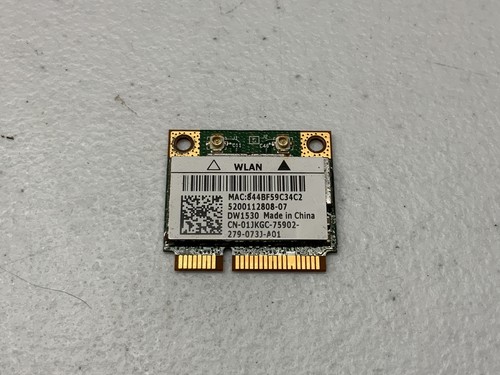 Dell DW1530 Optiplex 7010 9010 Wifi Card Half-Height Mini-PCI 802 ...