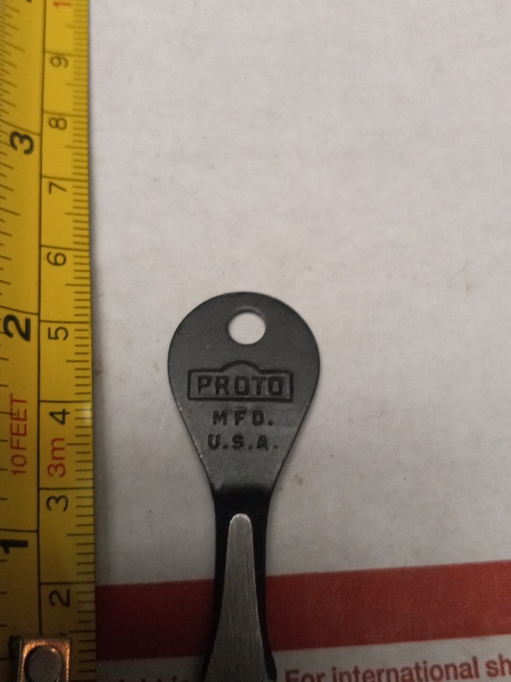 1 Vintage PROTO USA Key Ring Keychain Screwdriver Advertising Flathead ...
