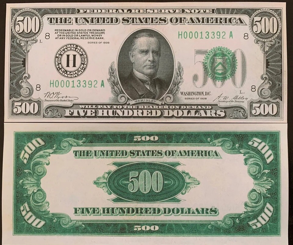 Reproduction Collection 1880-1929 United States Paper Money US ...
