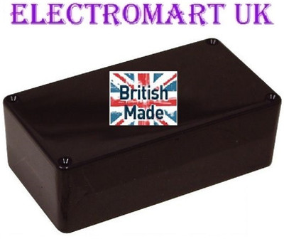 ABS BLACK PLASTIC ELECTRONICS PROJECT BOX ENCLOSURE 150 X 80 X 50MM ...