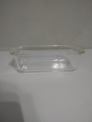 Vintage Pyrex 213 Clear Glass Loaf Pan Bread Baking Dish 1.5 qt 8.5x4 ...