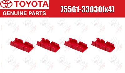 TOYOTA GENUINE ROOF DRIP MOLDING CLIPS CAMRY PRIUS SIENNA YARIS SET OF ...