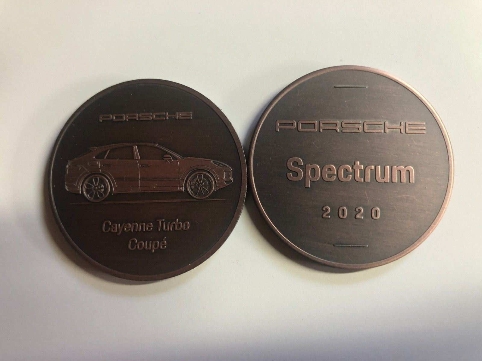 2020 Porsche Christophorus Calendar Coin Münze RARE!!! Awesome L@@K | eBay