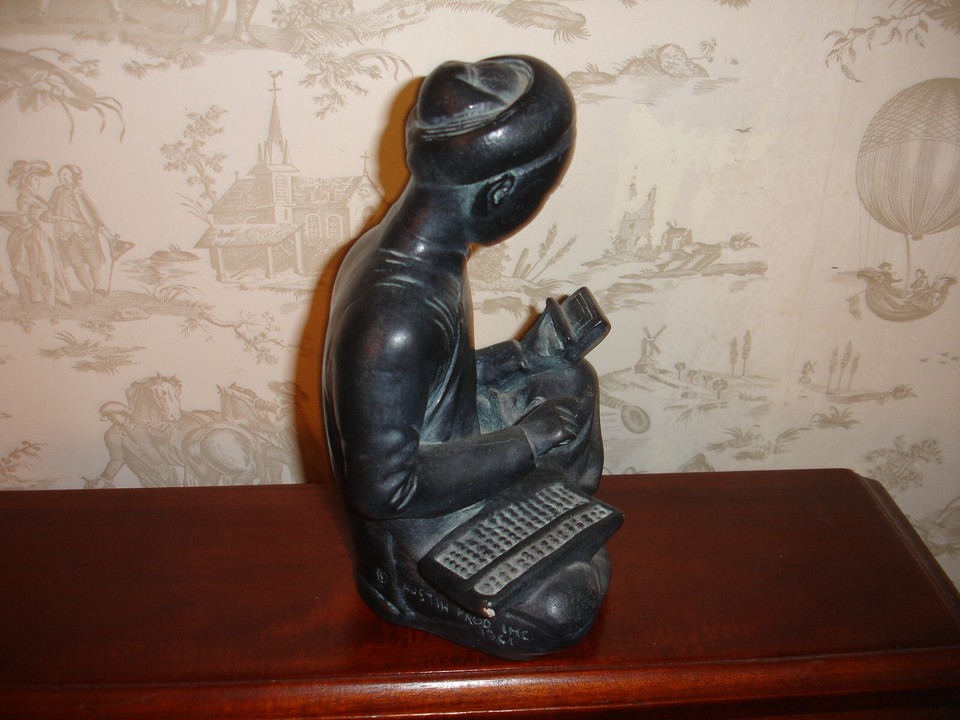 Austin Productions Mathematician & Scribe Sculptures Bookends 1961 | eBay