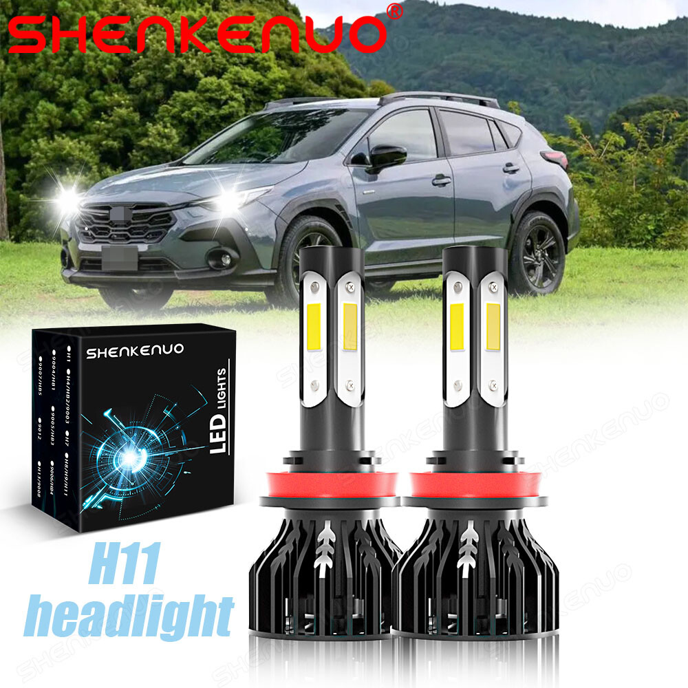For Subaru Crosstrek 18-23 Hi/Lo Beam White LED Headlight Conversion ...