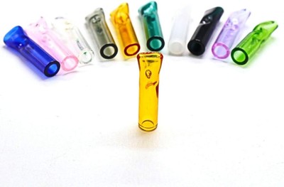 Reusable Glass Rolling Tips for Cigarette Filter Flat Mouthpiece for ...