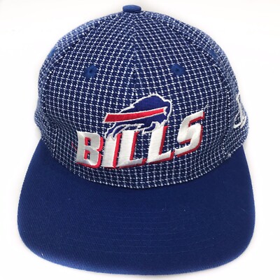 Vintage 90s Buffalo Bills NFL Football Adjustable Strapback Pro Line ...