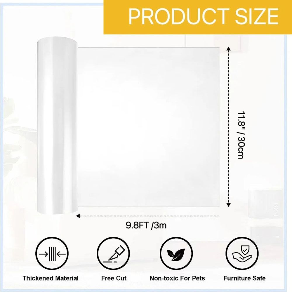 1Roll PVC Transparent Cat Scratch Deterrent Tape for Couch Sofa | eBay